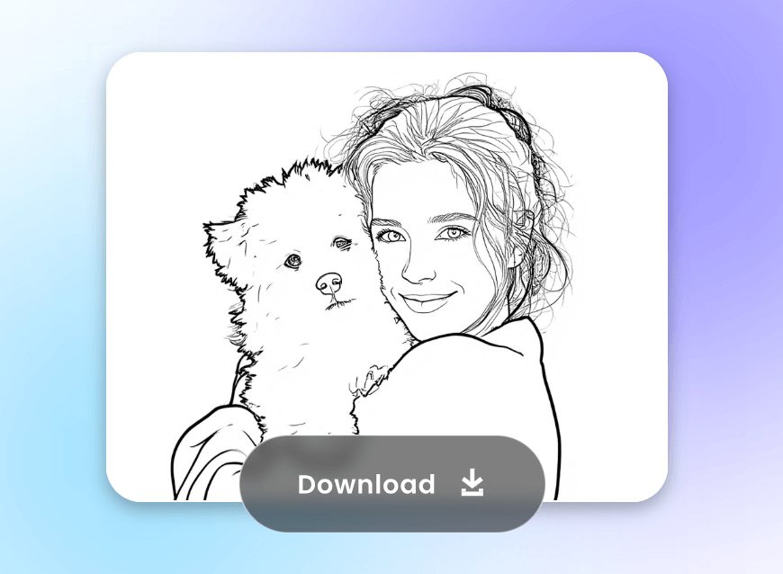 AI Convert Photo to Coloring Page Free Online | Clipfly