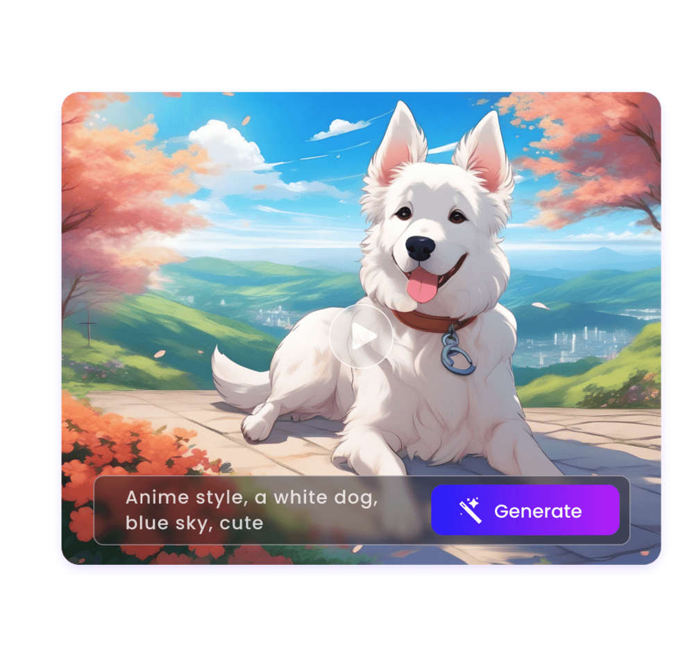 AI Animation Generator Online from Image & Text