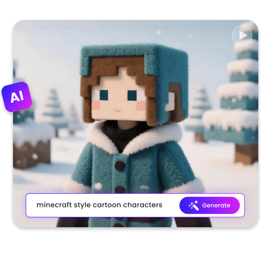 Free AI Minecraft Video Generator | Clipfly