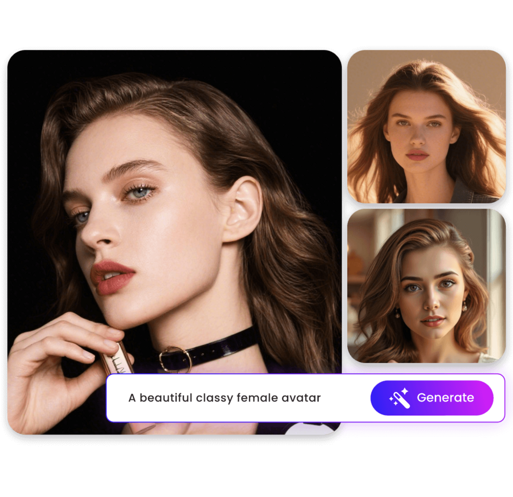 Free Online AI Avatar Generator from Text and Photos | Clipfly