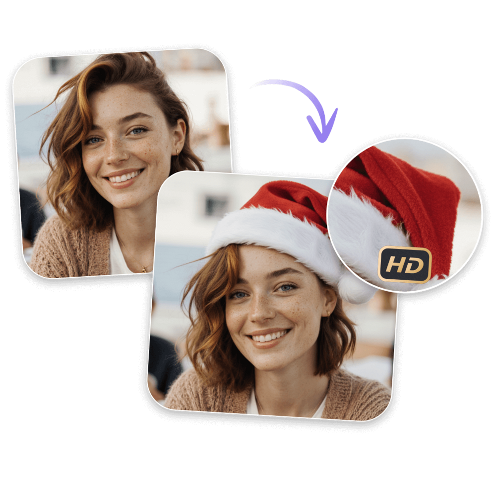 Santa Hat Adder: Add Santa Hat to Photo Online Free | Clipfly