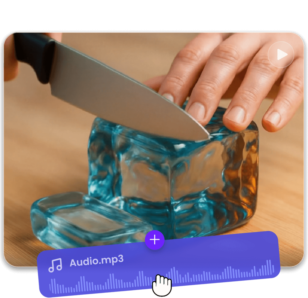 AI ASMR Generator: Create AI Glass Cutting Videos with Sounds | Clipfly