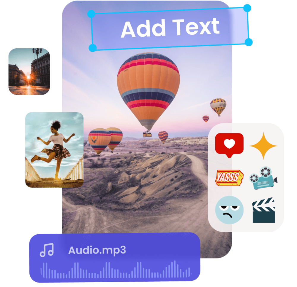 Add Image to Video Online Free: Logos, Graphics & More | Clipfly