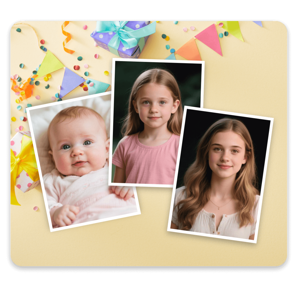 AI Age Progression Video Maker Free Online | Clipfly