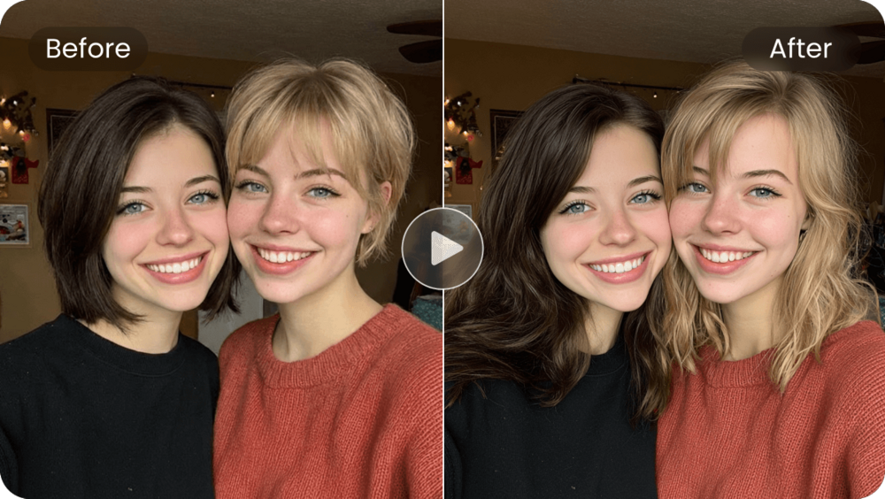 Long Hair Filter Online Free – Virtual Long Hair Try-on Tool | Clipfly