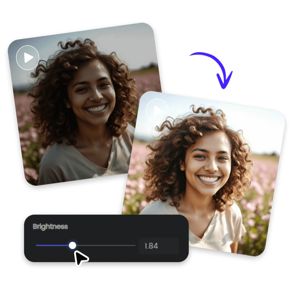 Online Video Brightener: Free Video Brightness Editor | Clipfly