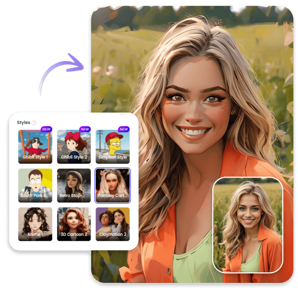 Image to Image AI Generator Free - Convert Image to AI Art | Clipfly