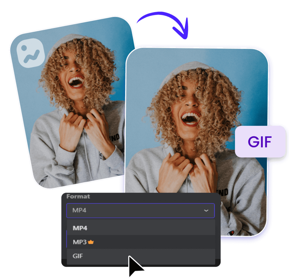 Free Image to GIF Converter: Convert Image to GIF Online | Clipfly