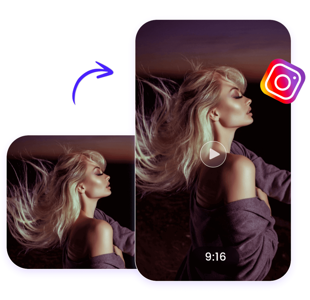 Instagram Video Resizer: Resize Video for Instagram for Free | Clipfly