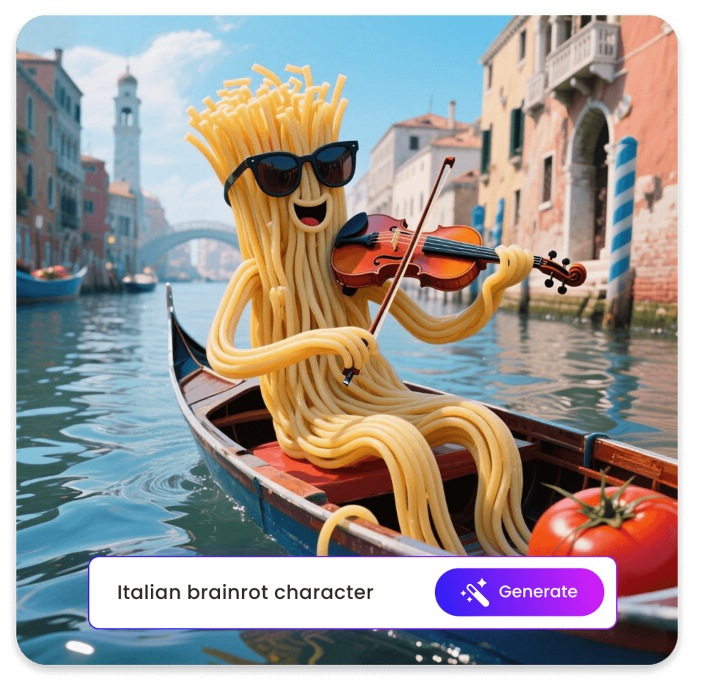 Générateur de Brainrot italien gratuit pour mème vidéo IA | Clipfly