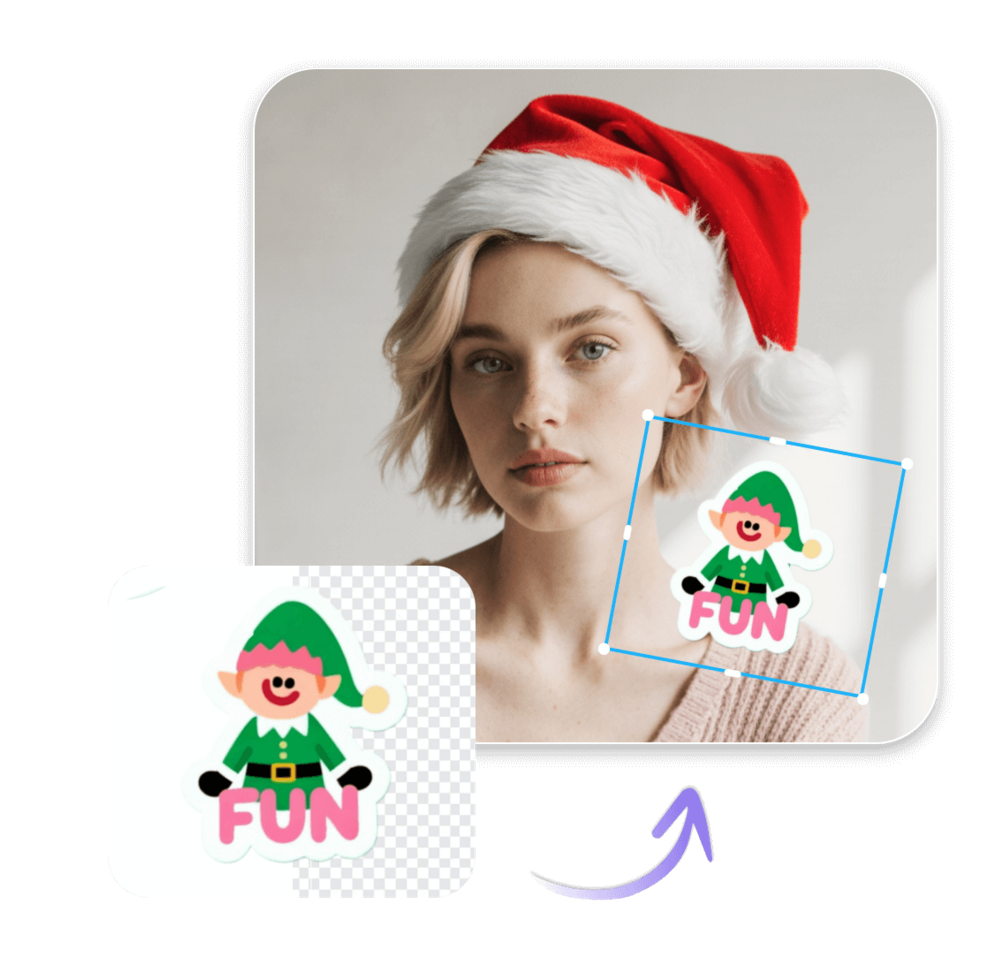 Santa Hat Adder: Add Santa Hat to Photo Online Free | Clipfly