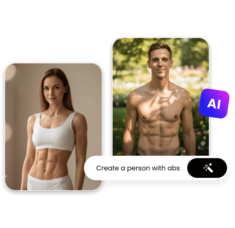 AI Abs Generator Online Free: Add Realistic Abs to Photos with AI | Clipfly