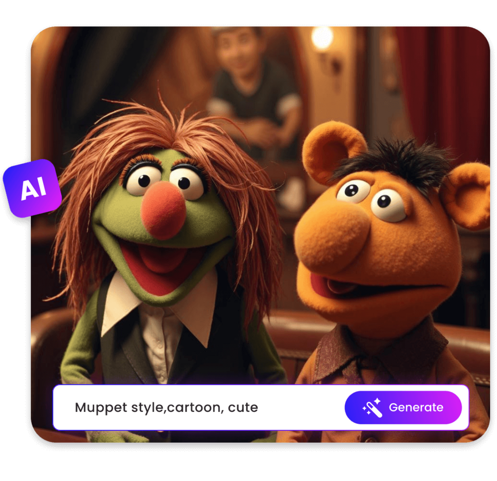 AI Muppet Generator Online Free: Muppet Yourself Instantly | Clipfly