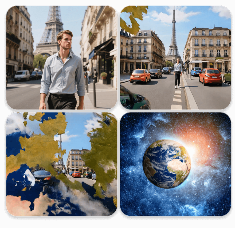 Earth Zoom Out AI Free: From Earth to Universe | Clipfly