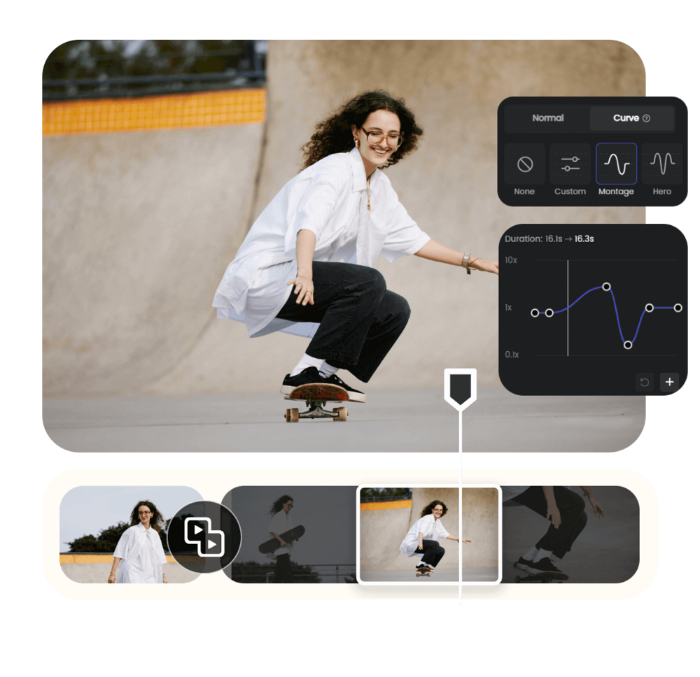 Change Video Speed: Speed up & Slow Down Free Online | Clipfly