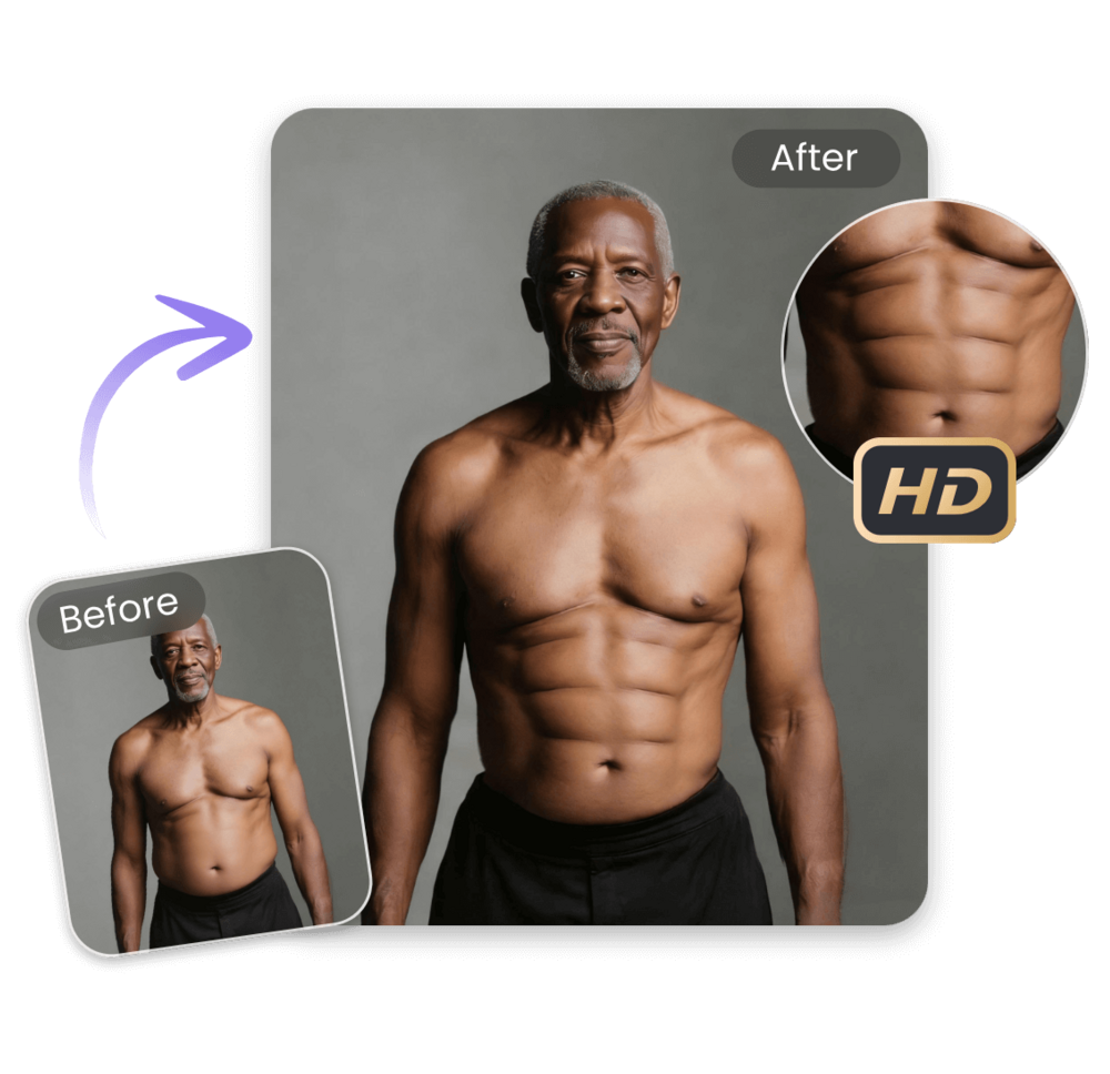 AI Abs Generator Online Free: Add Realistic Abs to Photos with AI | Clipfly