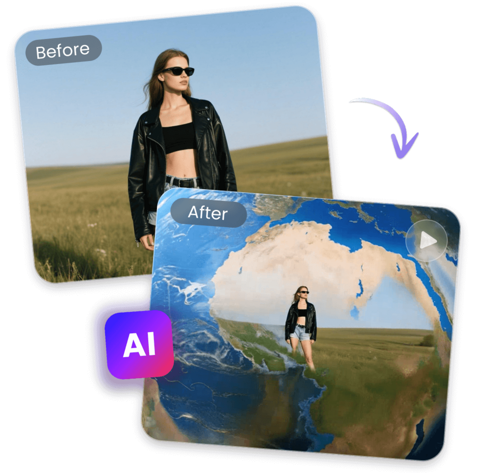 Earth Zoom Out AI Free: From Earth to Universe | Clipfly
