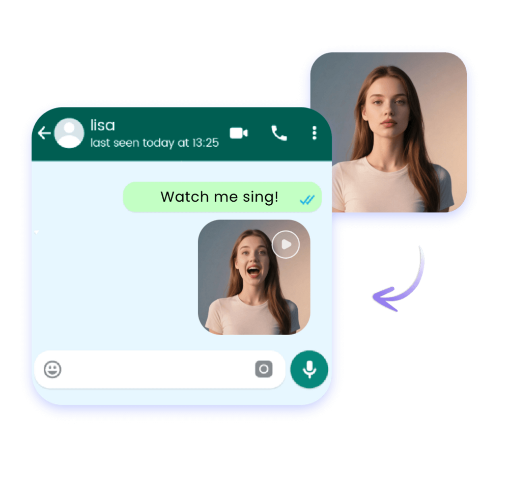 Make Photo Sing Online Free: Image to Singing Video | Clipfly
