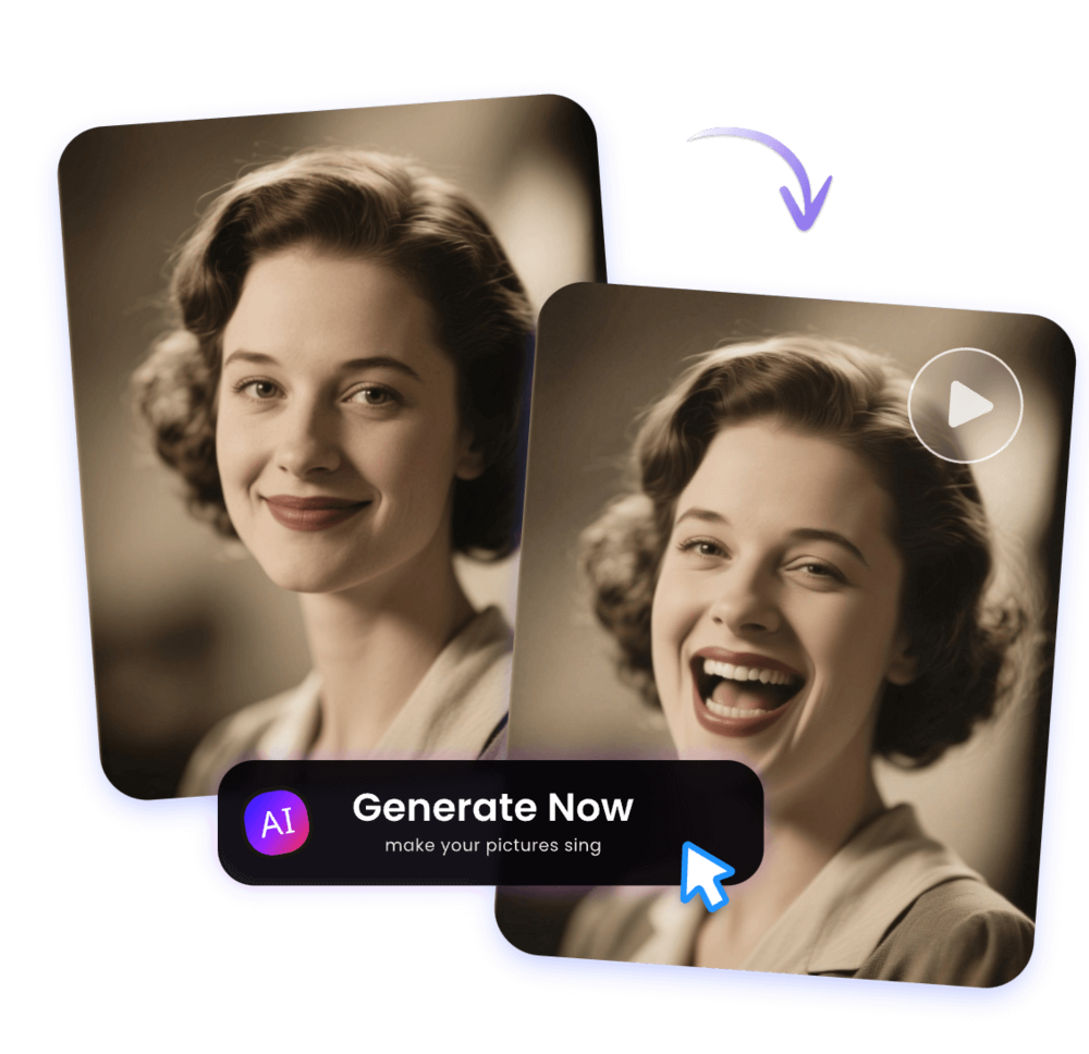 Make Photo Sing Online Free: Image to Singing Video | Clipfly