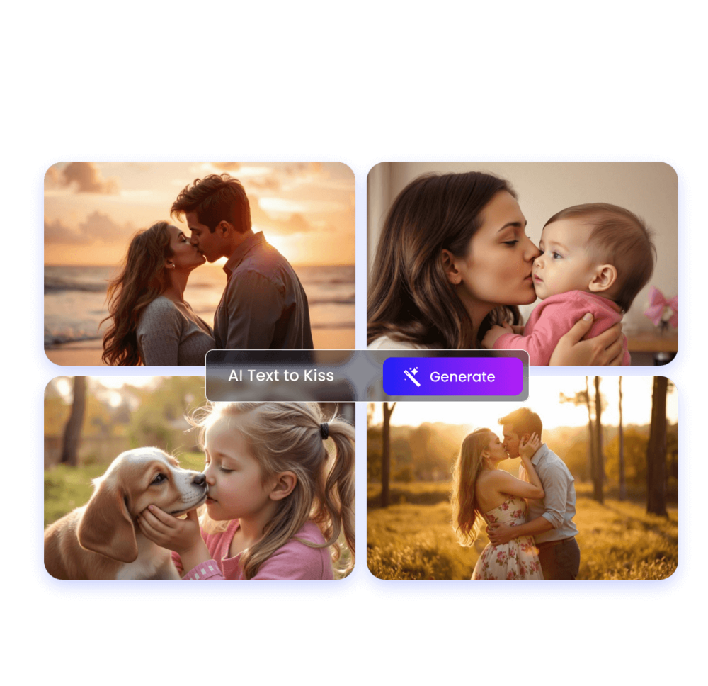 Free AI Kissing Video Generator - Create Lifelike Kissing Videos | Clipfly