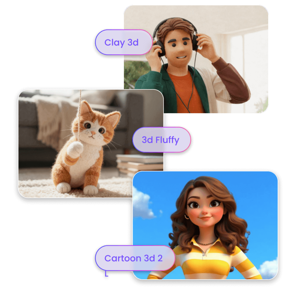 AI 2D to 3D Image Converter Free Online - Create 3D Art | Clipfly