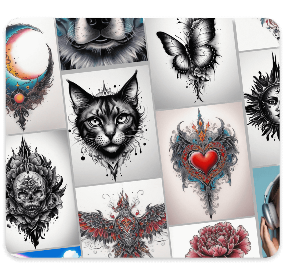 AI Tattoo Generator: Design a Tattoo Online Free | Clipfly