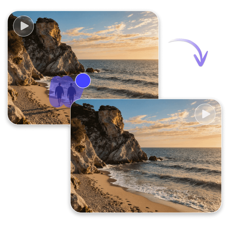 Remove Person from Photo Online Free with AI | Clipfly