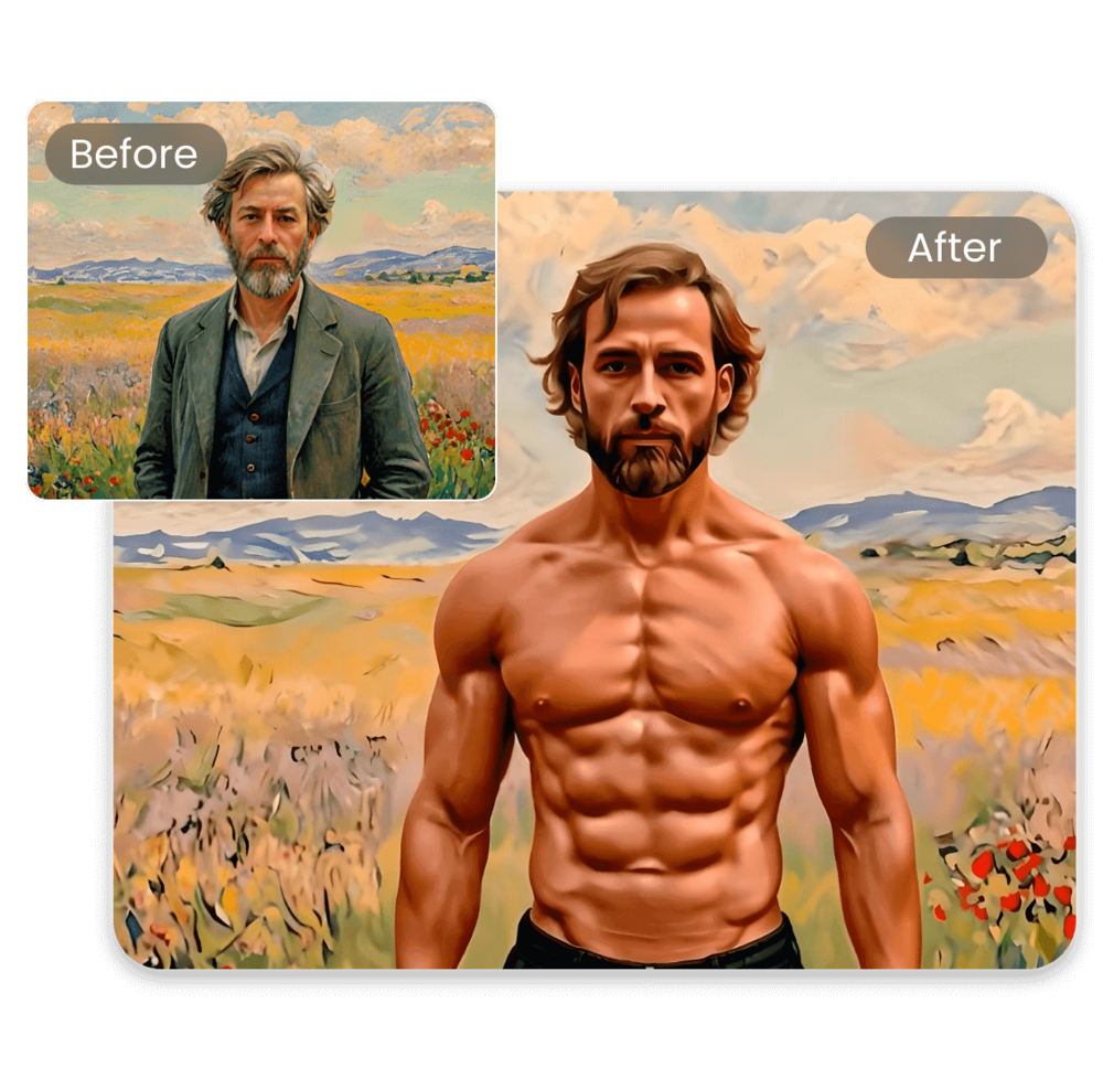 AI Muscle Generator Free Online - Create Muscle Growth Videos | Clipfly