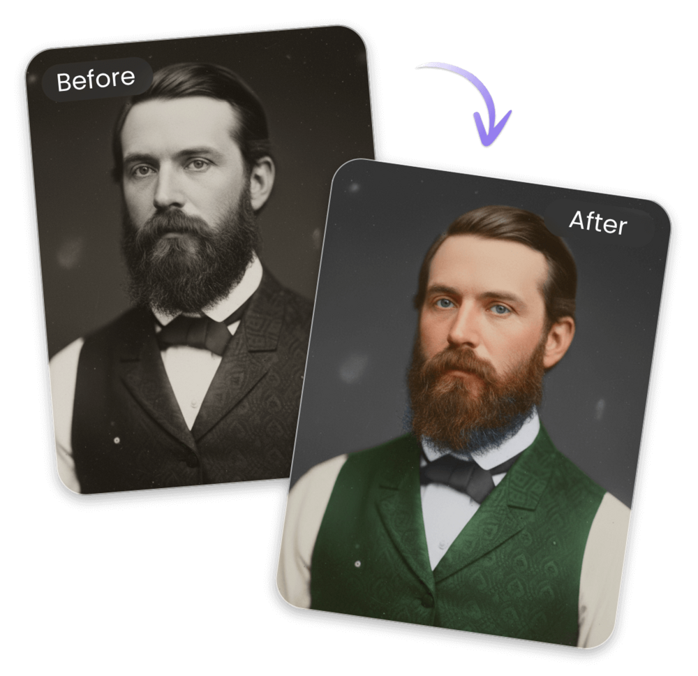 Colorize Photo: Convert Black and White Photo to Color | Clipfly