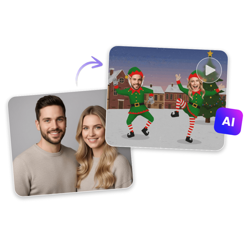 Elf Yourself Online: Make Dancing Elves with Your Face | Clipfly