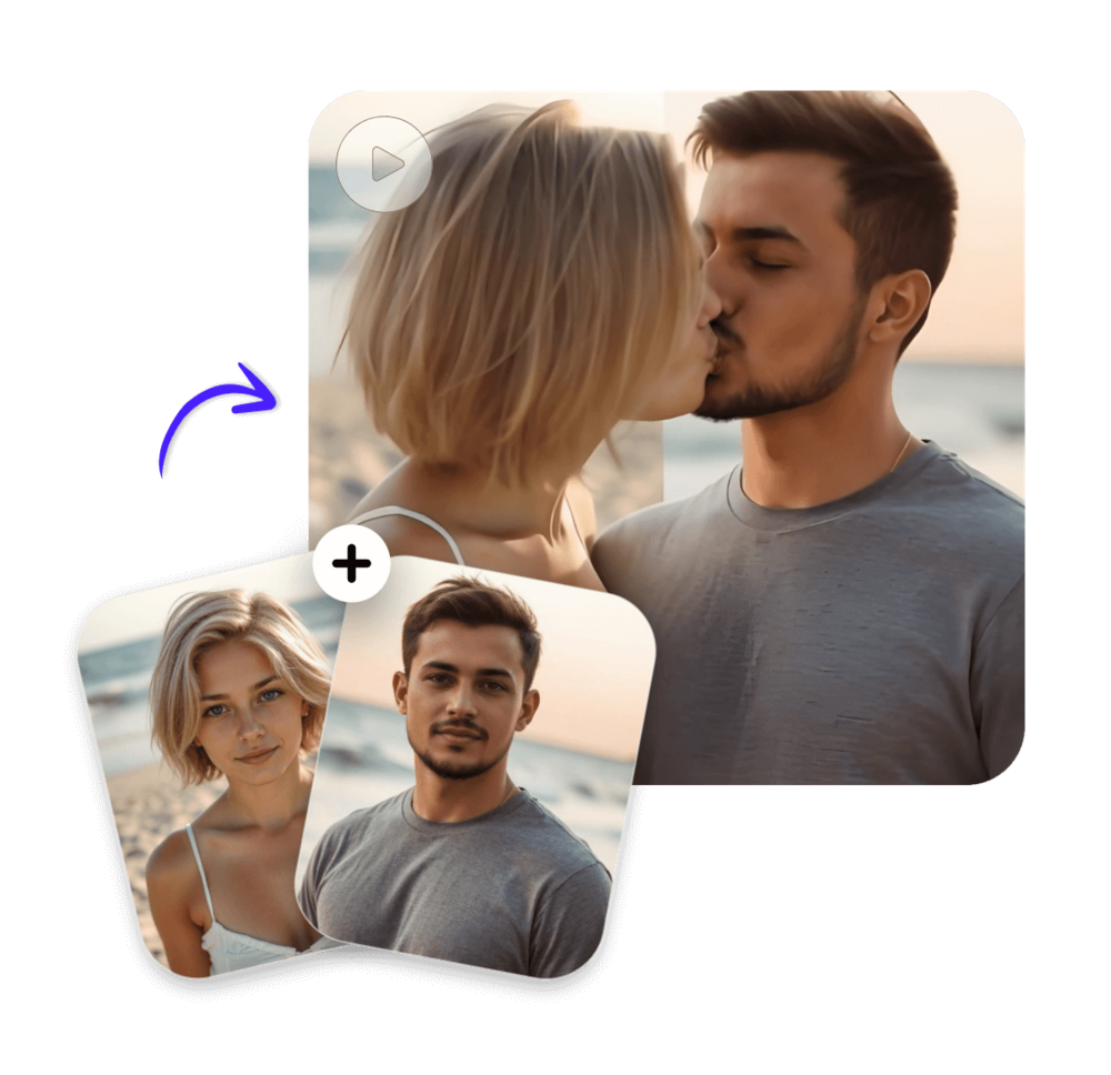 Free AI Kissing Video Generator - Create Lifelike Kissing Videos | Clipfly