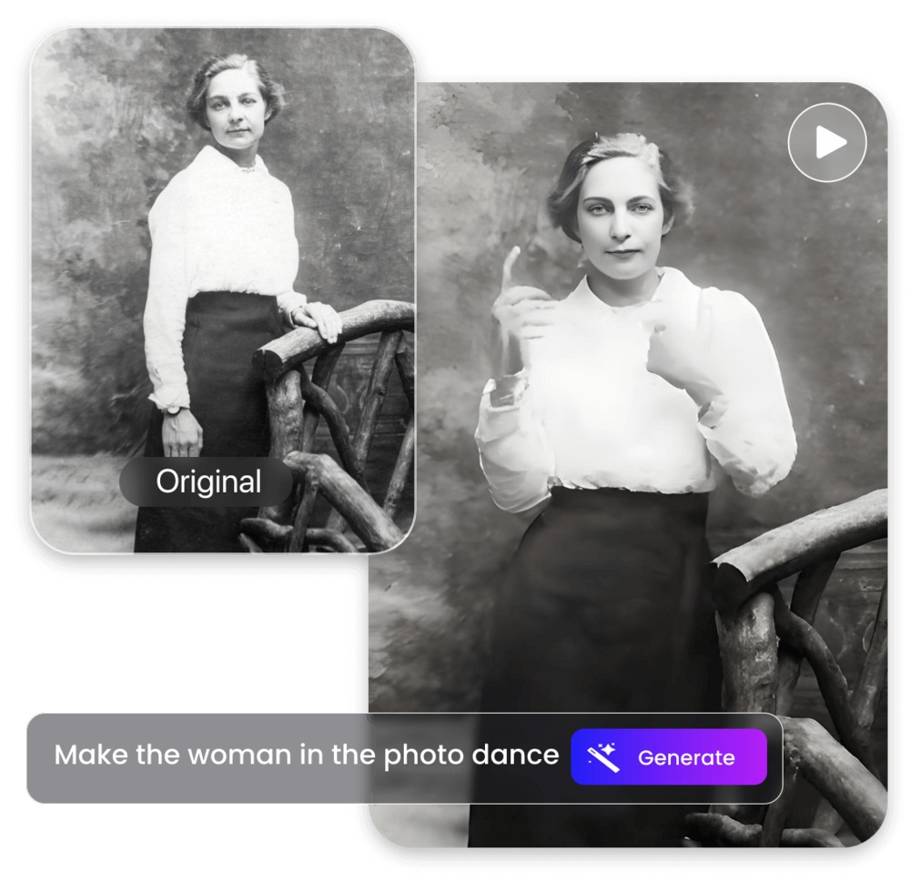 Animate Old Photos: Bring Old Photos to Life Online Free
