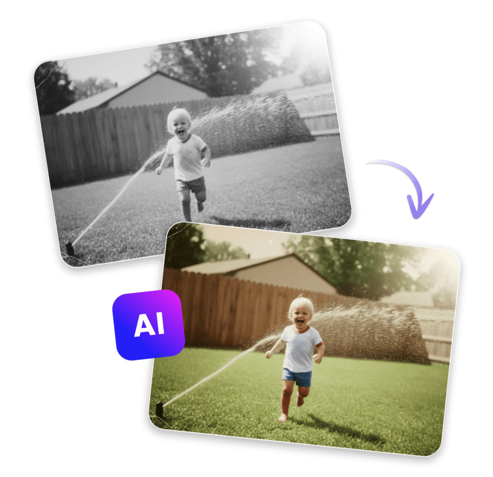 Colorize Photo: Convert Black and White Photo to Color | Clipfly