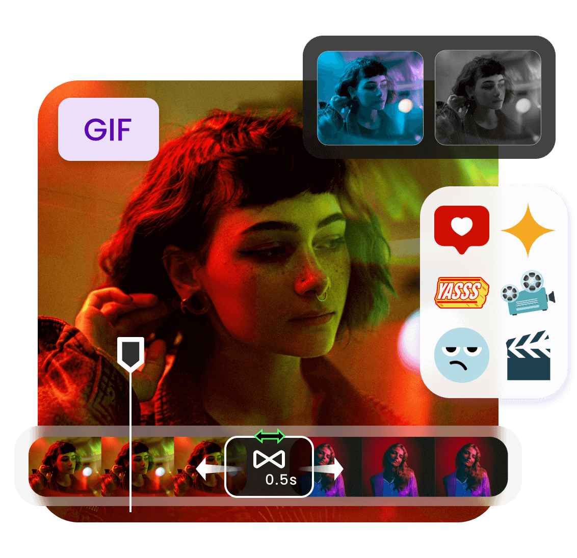 Free Image to GIF Converter: Convert Image to GIF Online | Clipfly