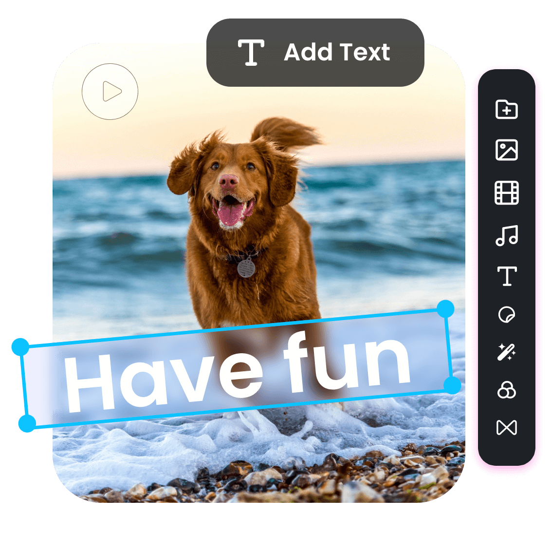 Add Video Overlay Online for Free: Video, images & More | Clipfly