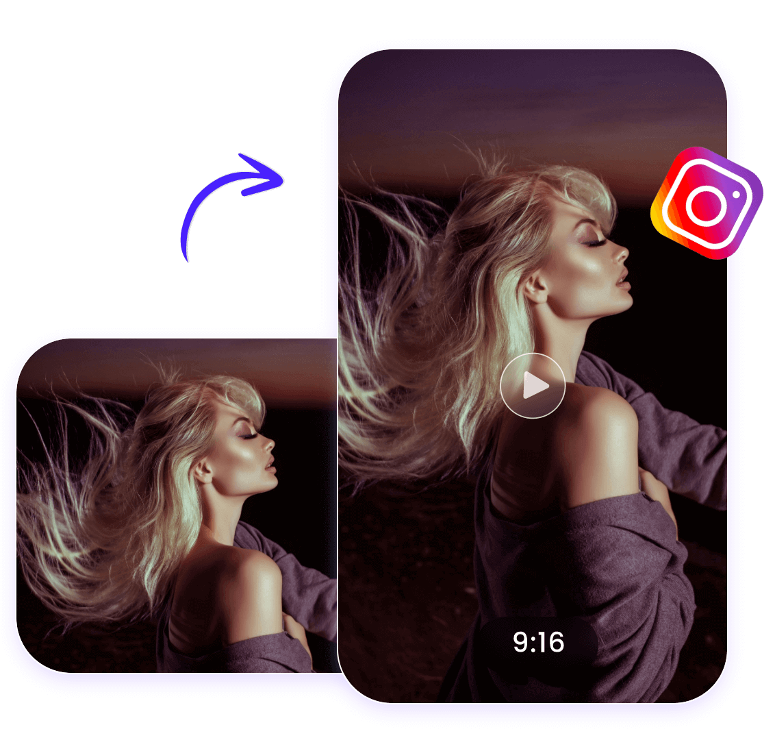 Instagram Video Resizer: Resize Video for Instagram for Free | Clipfly