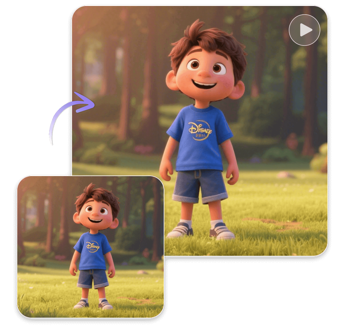 Free Disney Pixar AI Generator: Create Disney Art Images | Clipfly