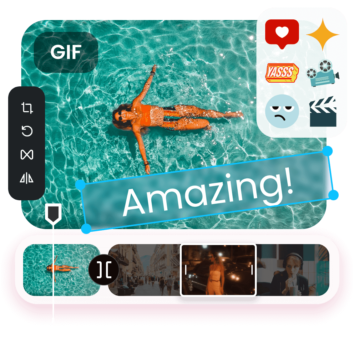 Add Music to GIF: Make Eye-catching GIFs with Sound | Clipfly