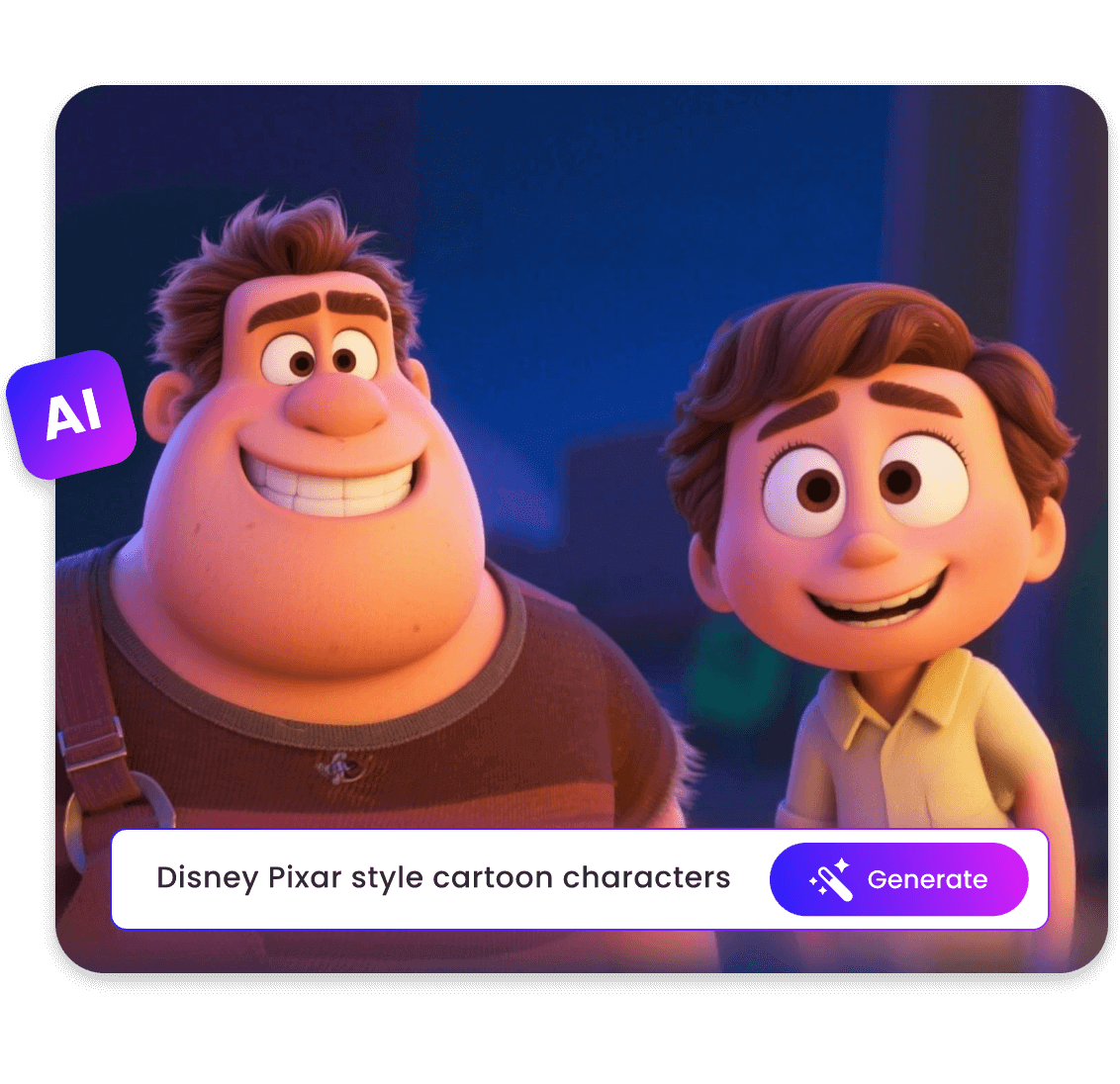 Free Disney Pixar AI Generator: Create Disney Art Images | Clipfly