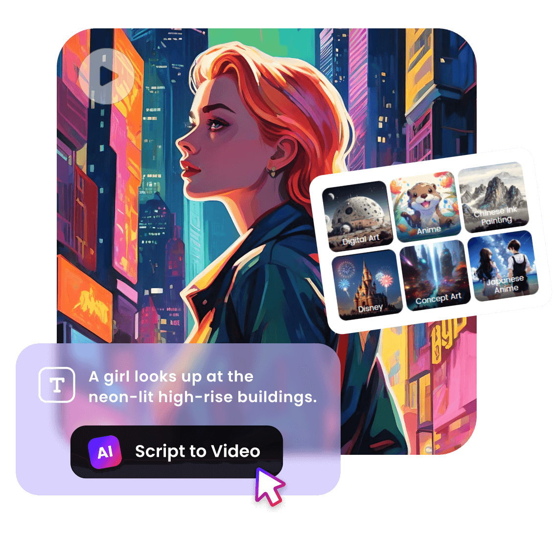Script to Video AI Free: Convert Script to Animation Video AI | Clipfly