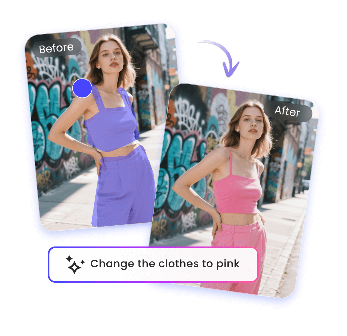 Color Replacer: Change Color of Image with AI Online Free | Clipfly