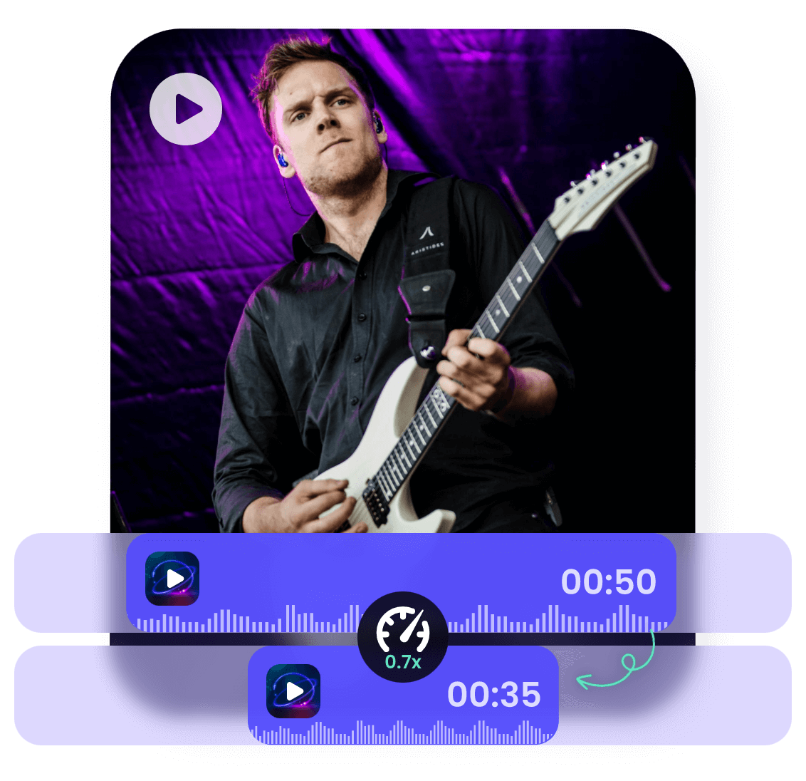 Free Audio Speed Changer: Speed up & Slow down Music | Clipfly