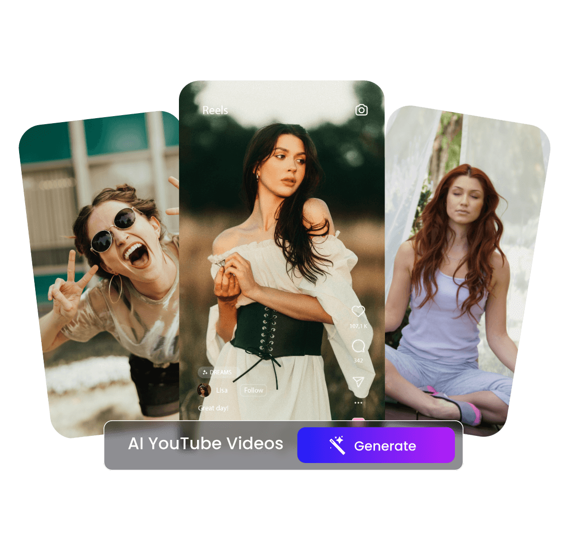Crear Reels con IA: Generador online gratis | Clipfly