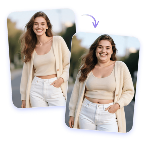 AI Fat Filter: Try AI Weight Gain Online for Free | Clipfly