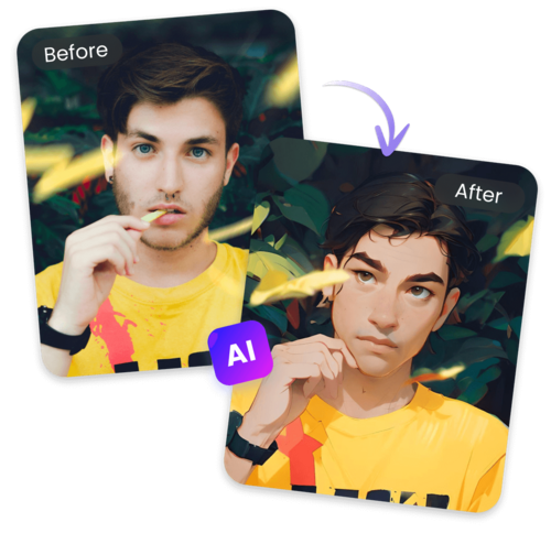 Photo to Cartoon AI: Cartoonize Photo Online Free | Clipfly