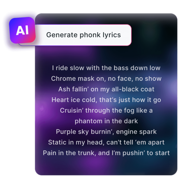 Phonk Maker AI: Create Phonk Songs & Beats for Free Online | Clipfly