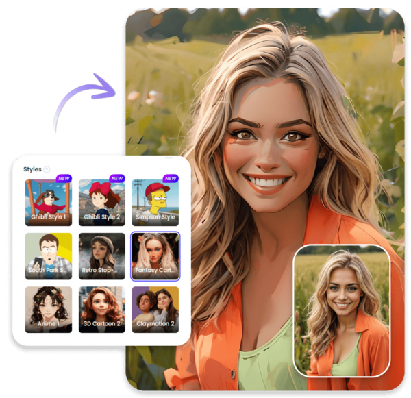 Image to Image AI Generator Free - Convert Image to AI Art | Clipfly