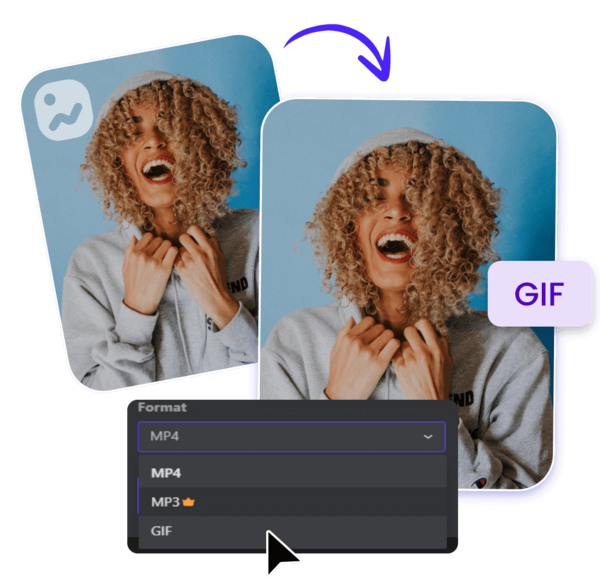 Free Image to GIF Converter: Convert Image to GIF Online | Clipfly