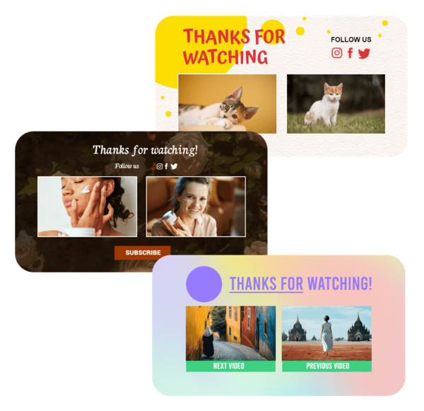 Outro Maker: Make YouTube Outro Videos Online for Free | Clipfly