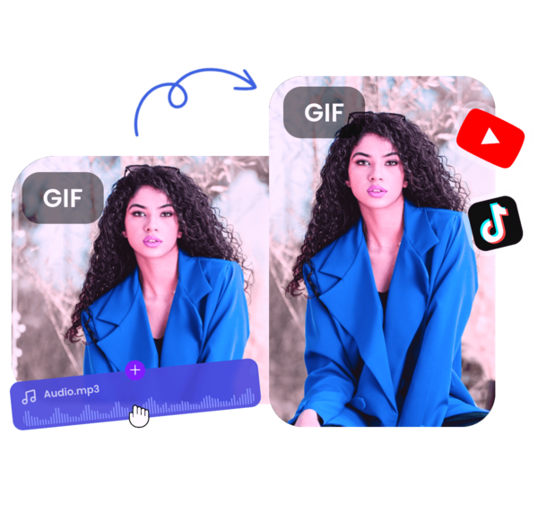 Add Music to GIF: Make Eye-catching GIFs with Sound | Clipfly
